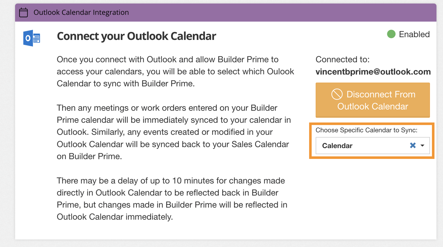 Google and Outlook Calendar Integration