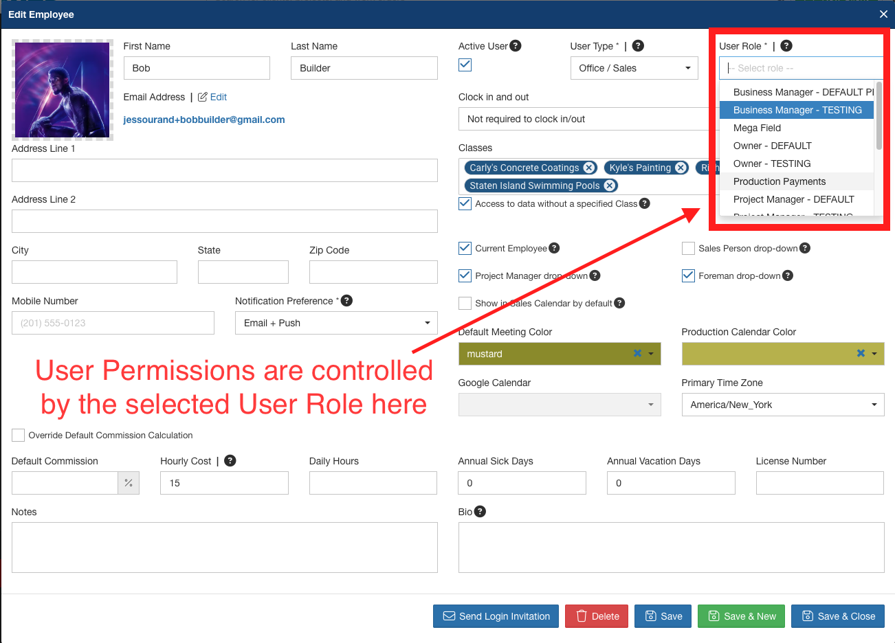 Controlling Permissions