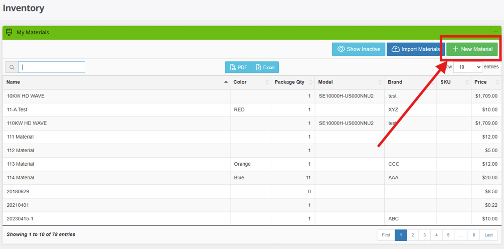 Managing Inventory