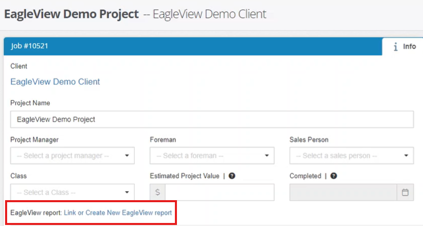 EagleView and Hover Integrations